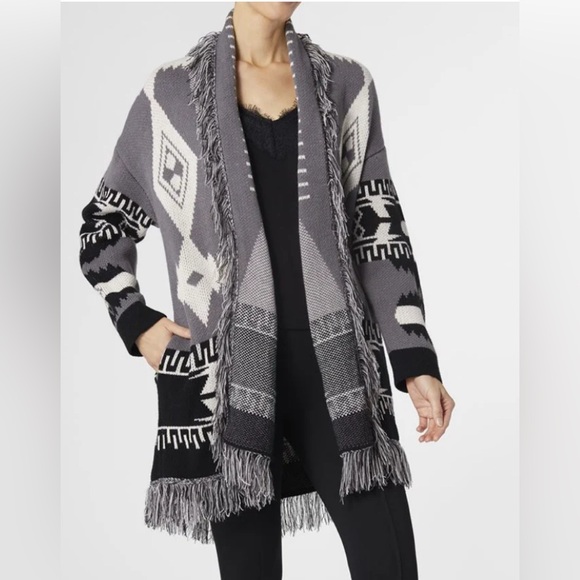 Coco + Carmen | Sweaters | Coco Carmen Tobi Aztec Knit Cardigan With ...